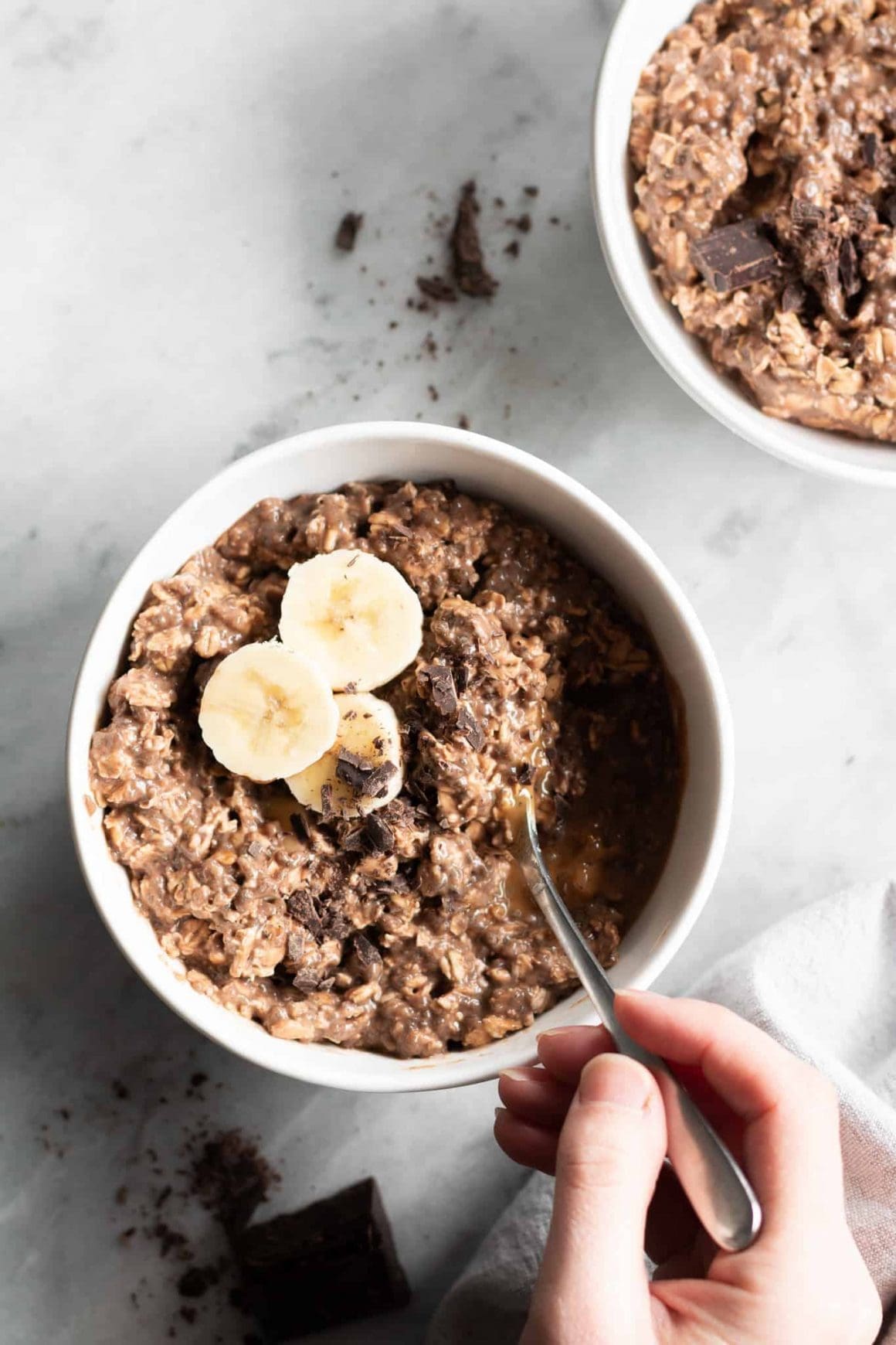 Chocolate Hazelnut Overnight Oats - Nourished
