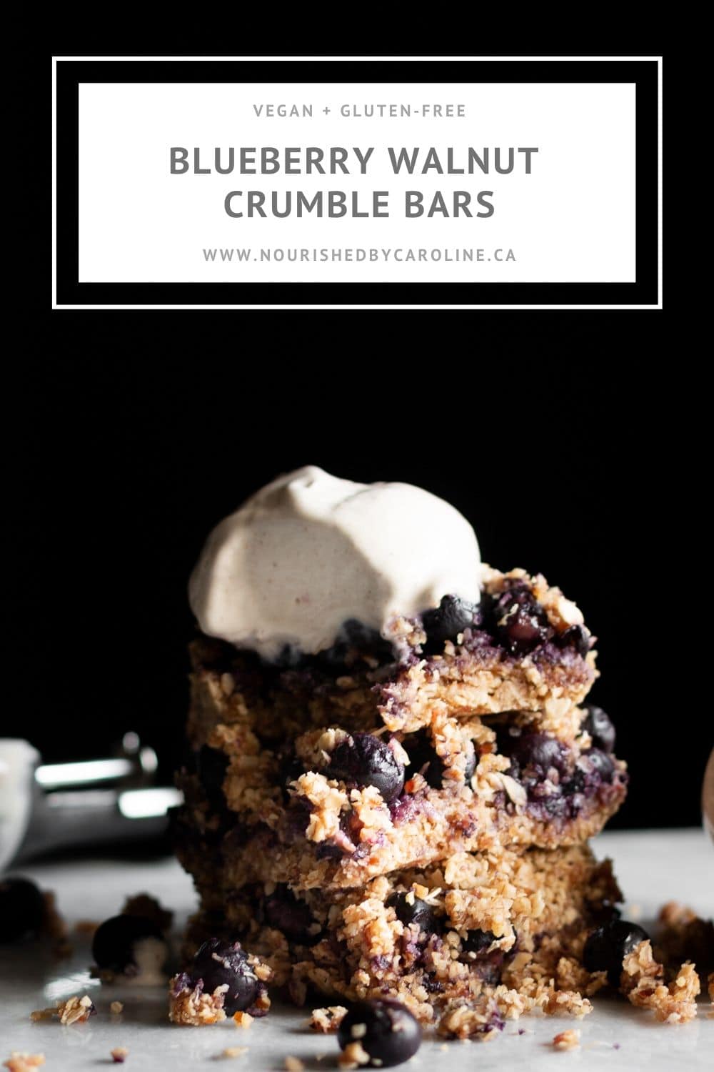 Blueberry Walnut Crumble Bars - Nourished