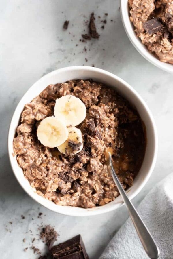 Chocolate Hazelnut Overnight Oats - Nourished