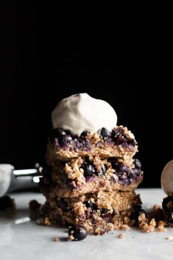 Blueberry Walnut Crumble Bars - Nourished