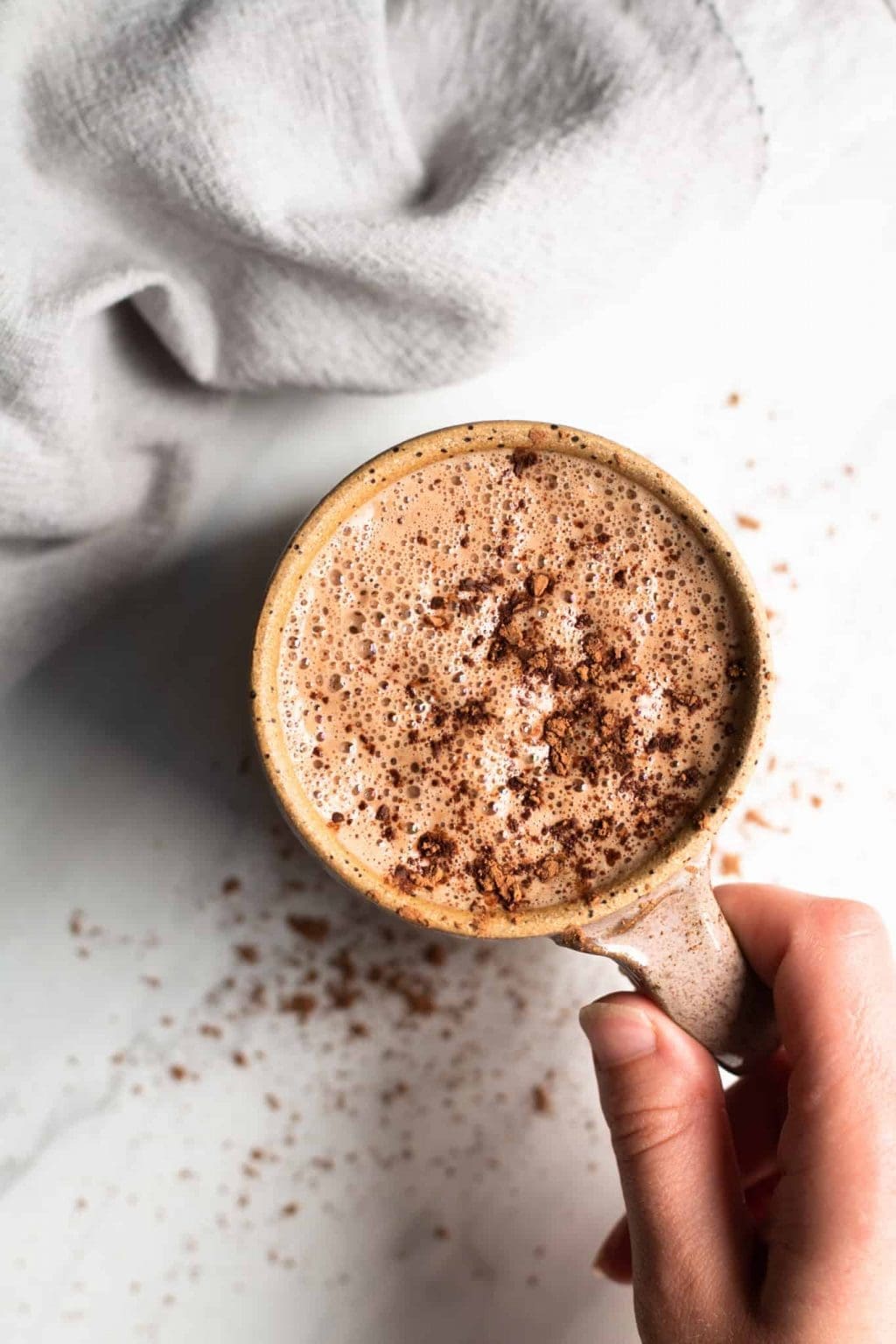 Vegan Salted Maple Hot Cocoa - Nourished
