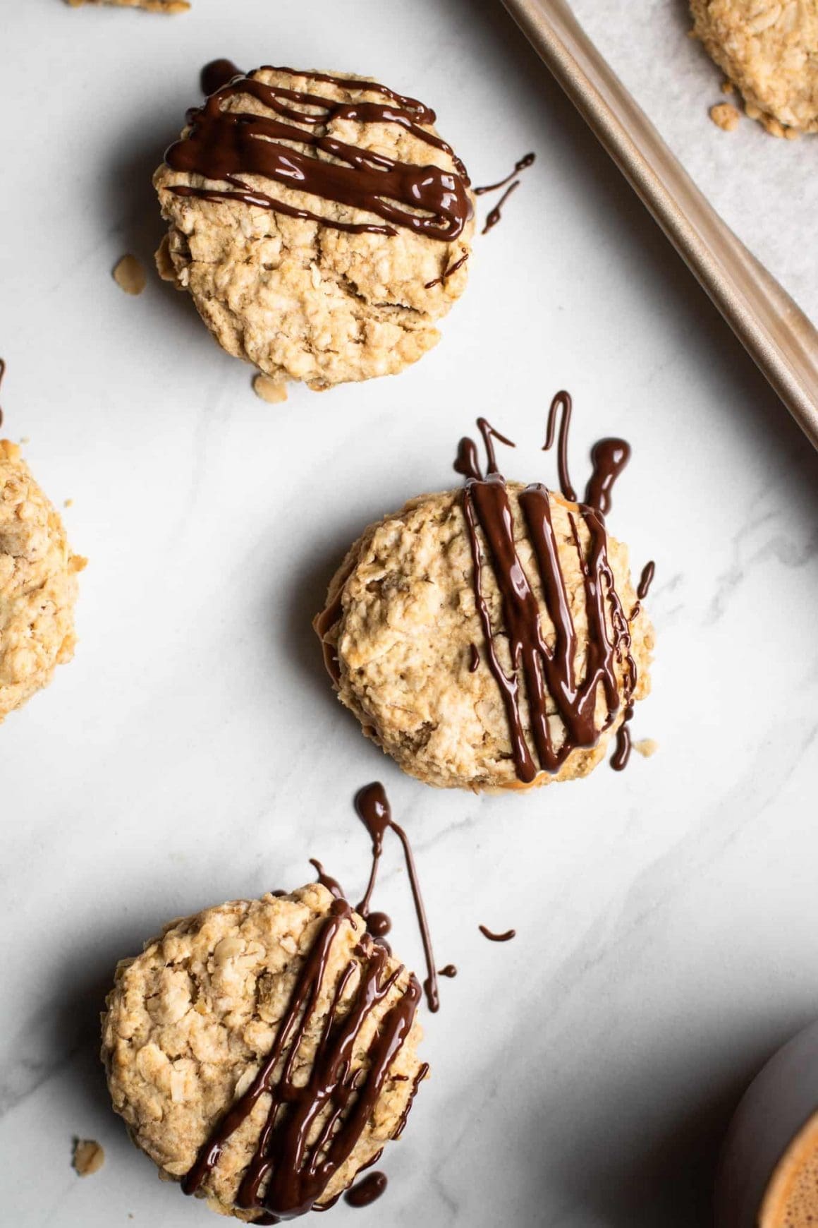 Chocolate Peanut Butter Oatcakes - Nourished by Caroline