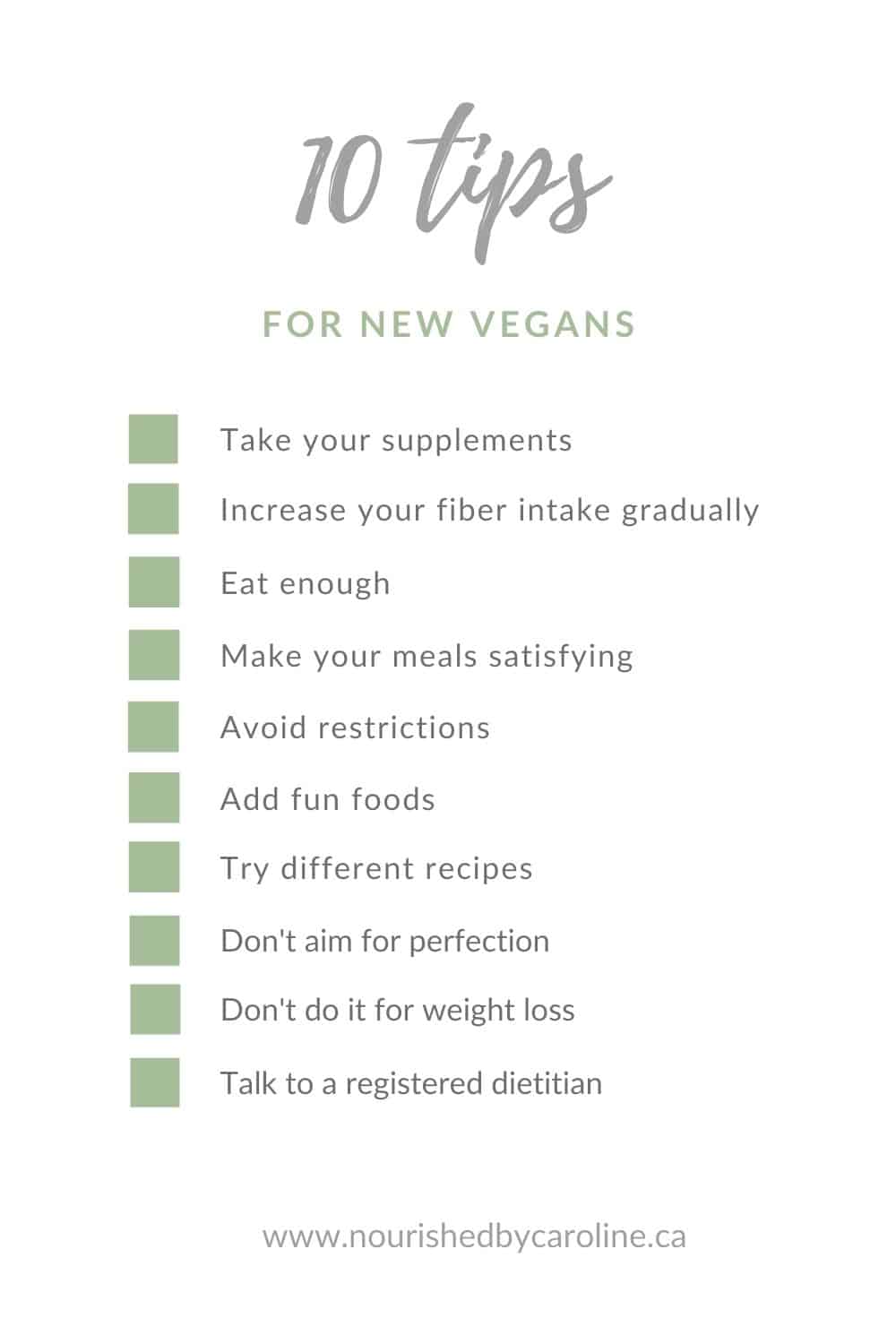 10 Tips for New Vegans from a Registered Dietitian - Nourished