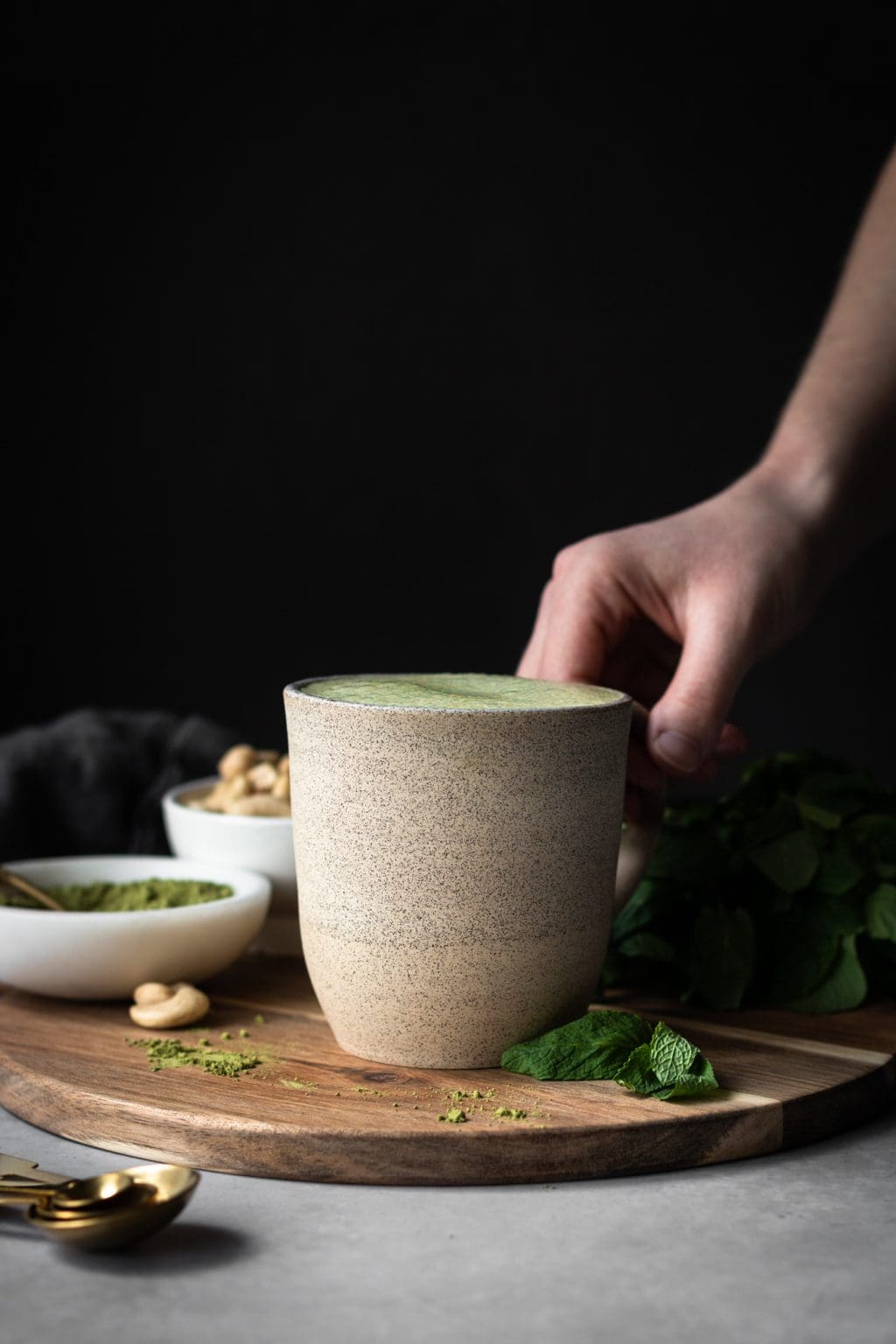 Mint Matcha Latte - Nourished