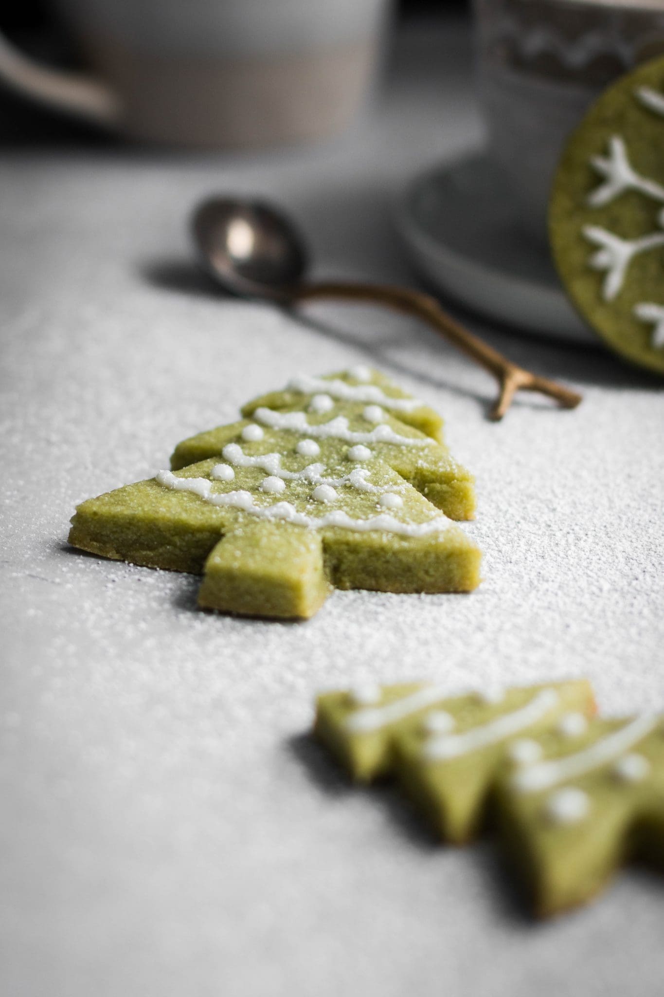 Vegan Matcha Sugar Cookies - Nourished