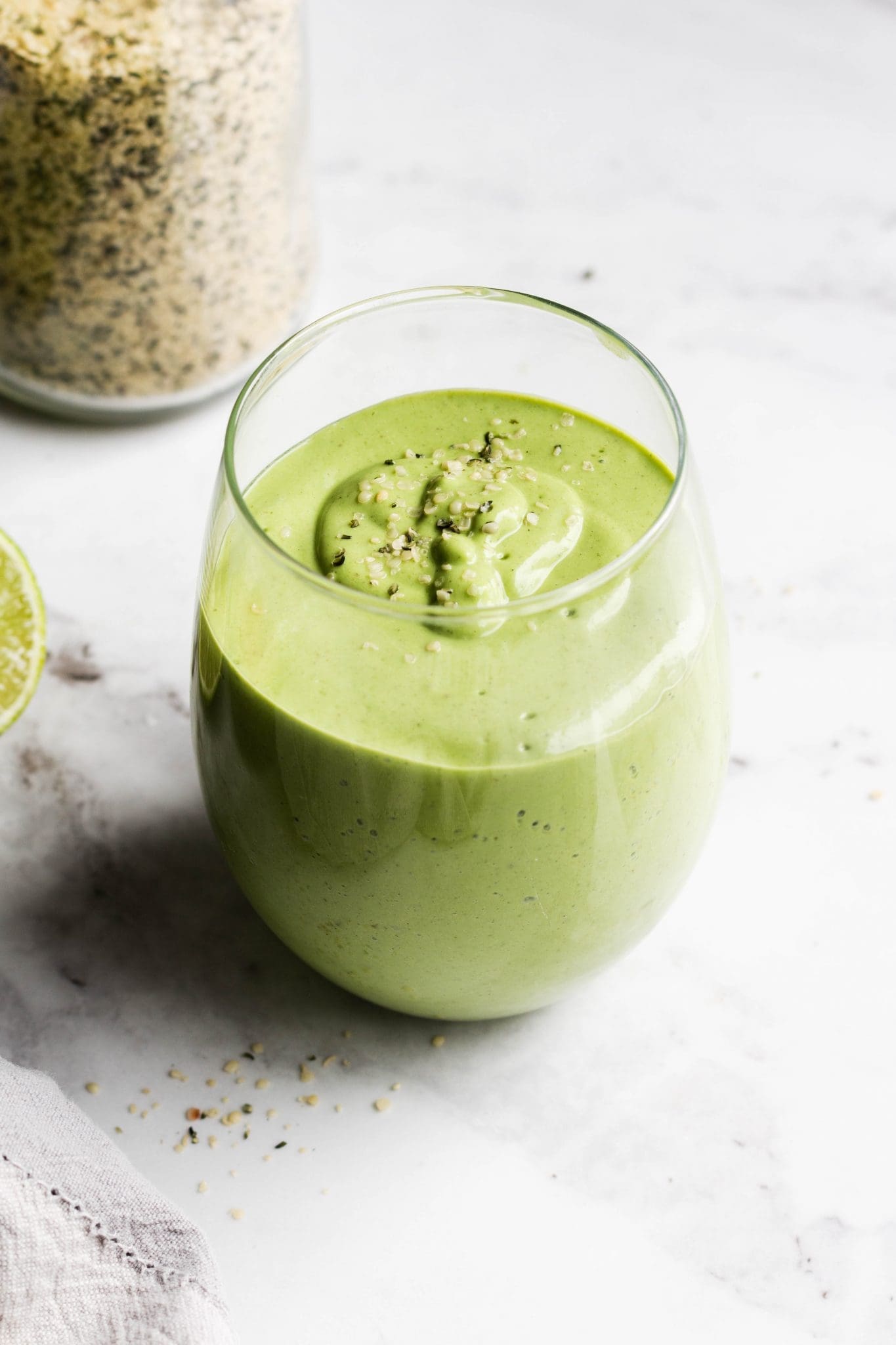 Green Avocado Lime Smoothie - Nourished