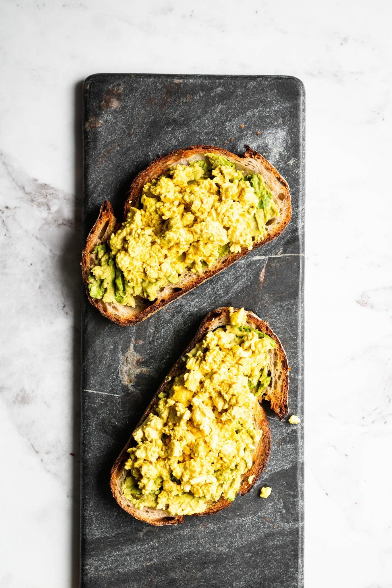 15-Minute Avocado Toast with Tofu Scramble - Nourished