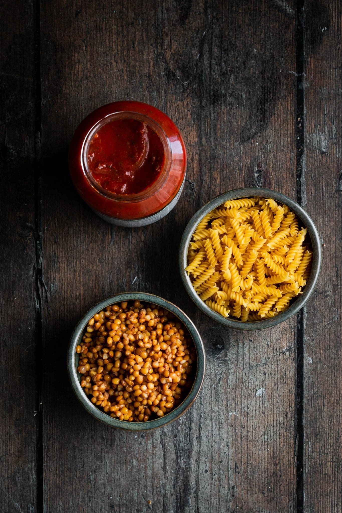 15-Minute Lentil Tomato Pasta - Nourished