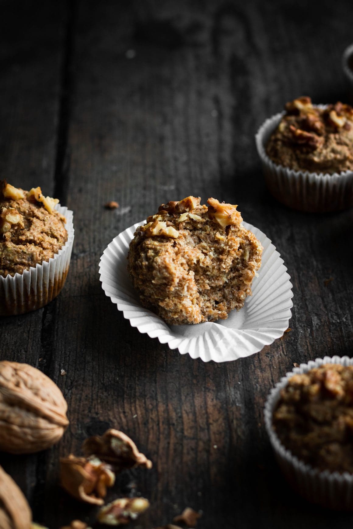 Vegan Banana Walnut Bran Muffins (No Added Sugar) - Nourished