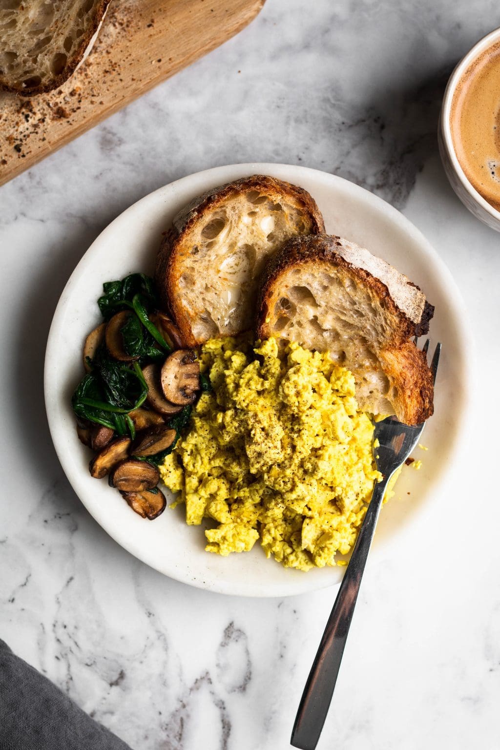 Amazing Soft Tofu Scramble - Nourished